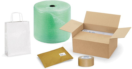 Materiais de embalagem, proteção e expedição